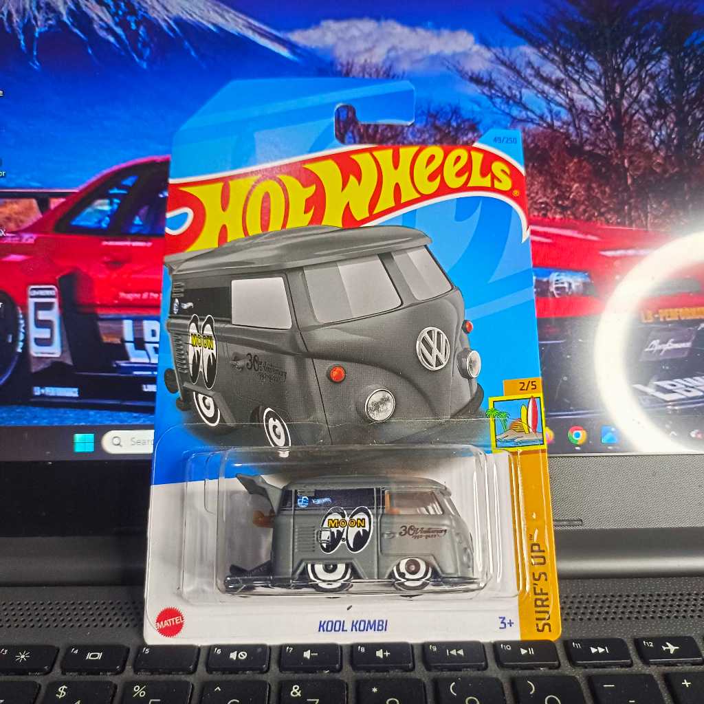 Jual HOTWHEELS KOOL KOMBI ABU MOON EYES DIECAST | Shopee Indonesia