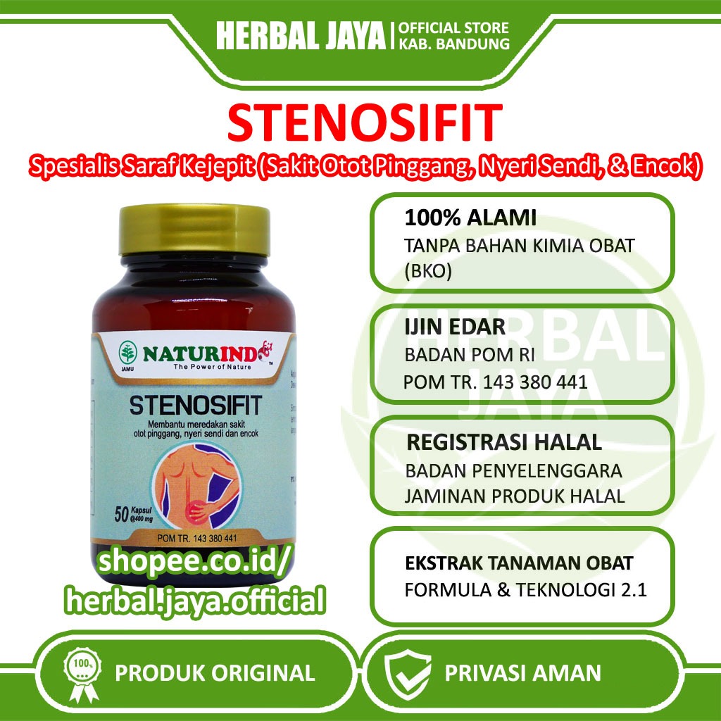 Jual Obat Sakit Pinggang Saraf Kejepit Syaraf Kejepit Encok Herbal ...