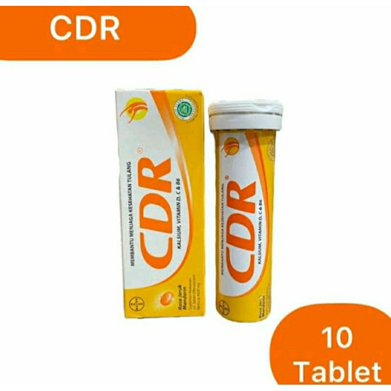 Jual Kesehatan Tulang CDR isi 10 Tablet Suplemen Makanan Kalsium ...