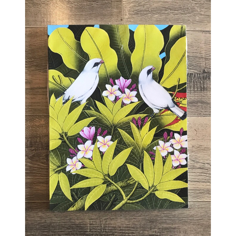Jual Lukisan Burung Style Ubud, Lukisan Kanvas, Hiasan Dinding Ukuran ...