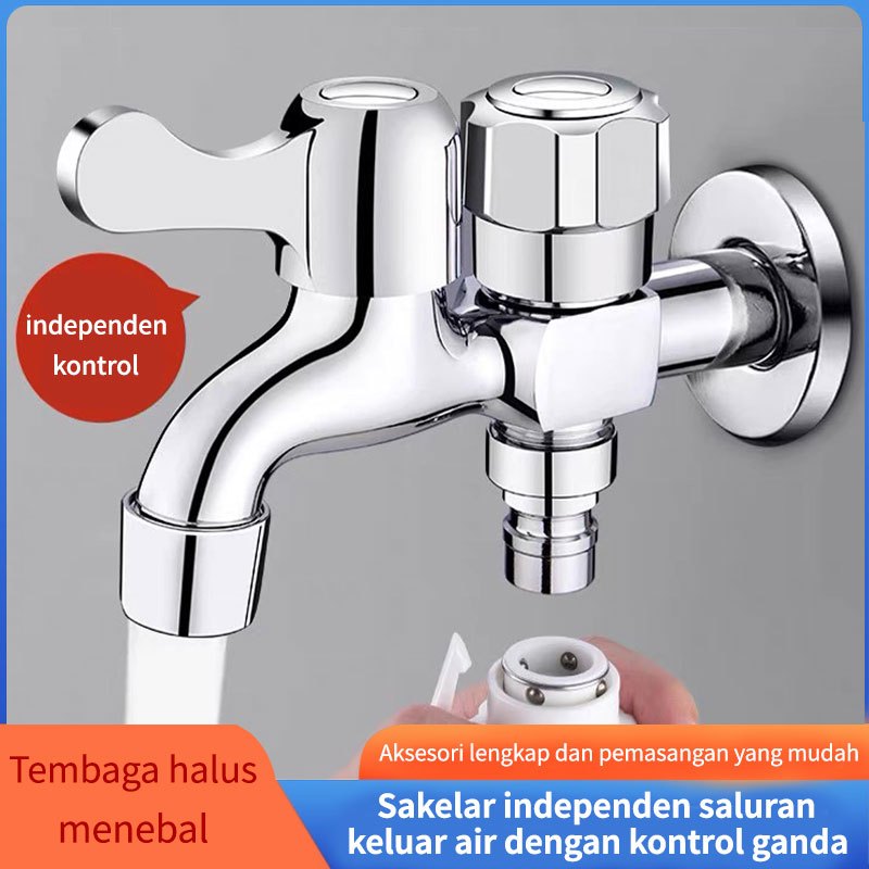 Jual Kran Cabang Engkol Keran Shower Cabang 2 Kran Double Kamar Mandi 2 ...