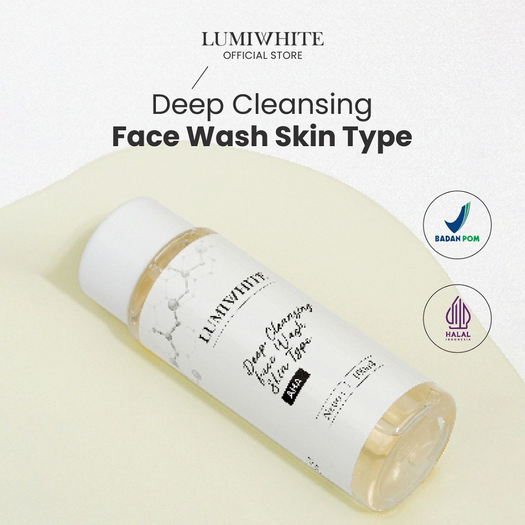 Jual Lumiwhite Deep Cleansing Face Wash Skin Type / Face Wash Pemutih ...