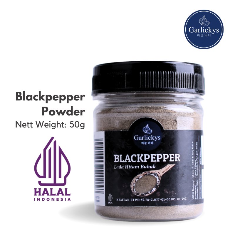 Jual GARLICKYS Bumbu Dapur Lada Merica Bubuk Hitam Black Pepper Powder ...
