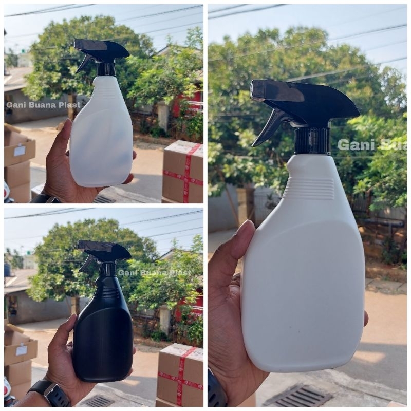 Jual BOTOL SPRAY 500ML/BOTOL KISPRAY 500ML LOUNDRY HDPE SLIM TUTUP KISPRAY HITAM KOTAK | Shopee ...
