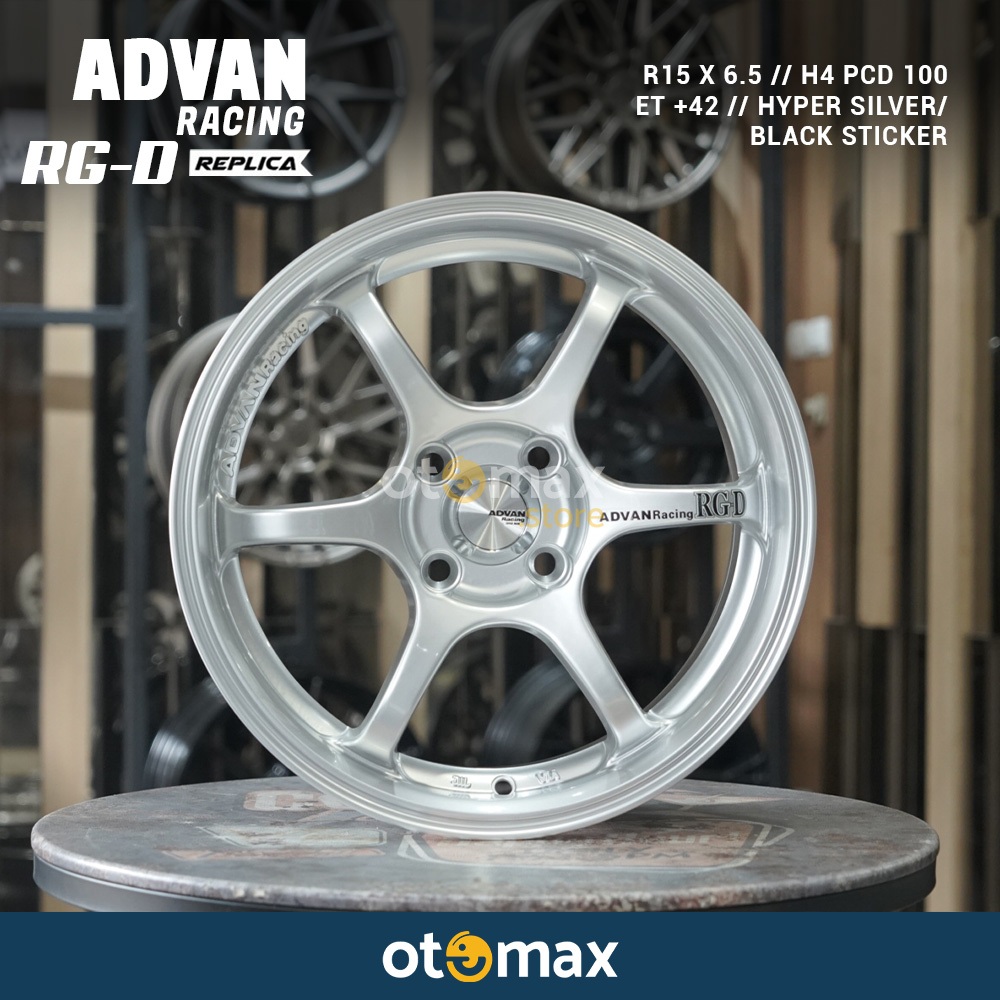 Jual Velg Mobil Advan Racing RG-D Ring 15 Hyper Silver ML | Shopee ...