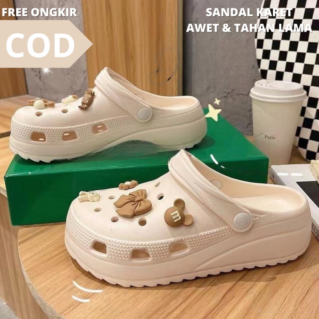 Jual Sandal Baim Sendal Fuji Sendal Jelly Korea Kekinian Anti Slip ...