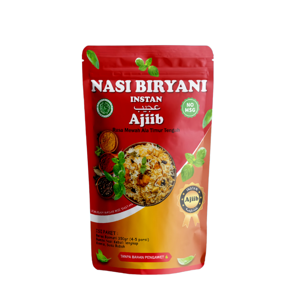 Jual Nasi Biryani Instan Ajiib Rasa Mewah ala Arab Timur Tengah Viral ...