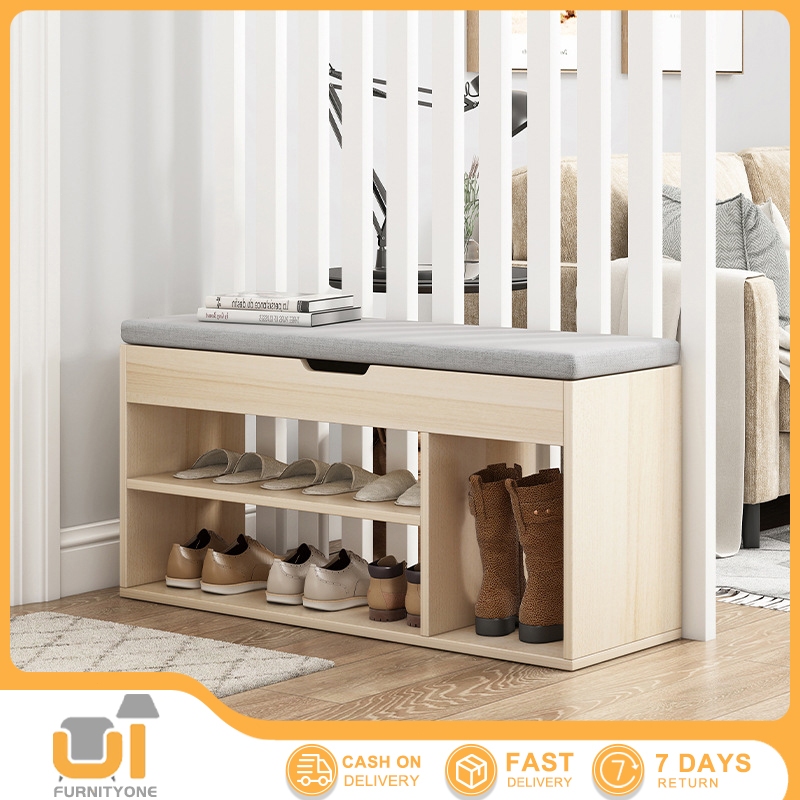 Jual Shoe stool shoe locker shoe rack cushion pad Multi-function ...