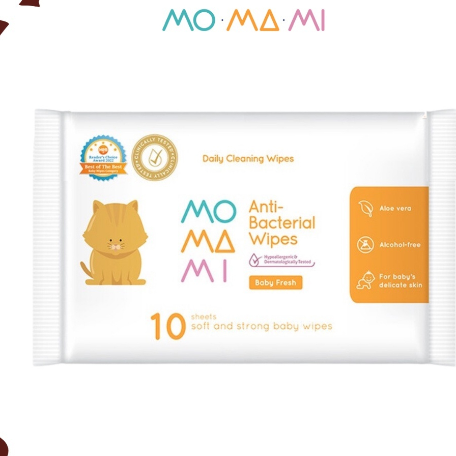 Jual Momami Wipes Tissue Basah 30s / Tisu Basah Bayi | Shopee Indonesia