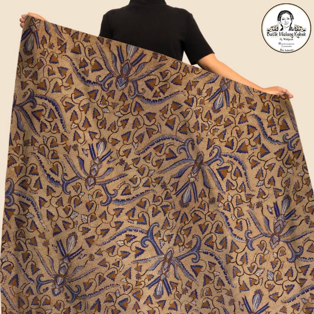 Jual Kain Batik Tulis sogan motif pisan bali | Shopee Indonesia