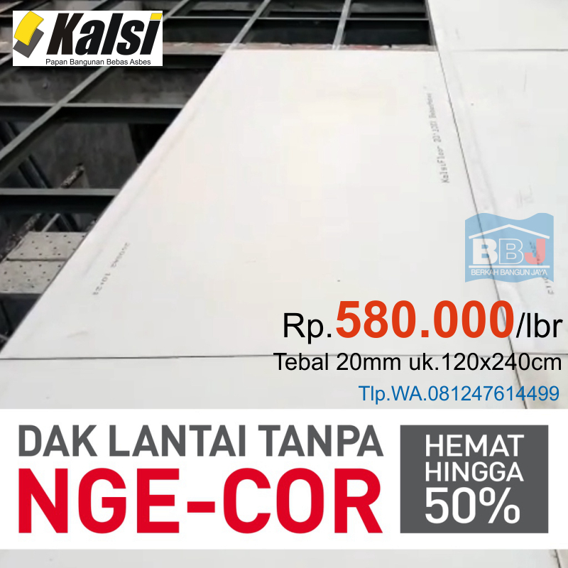 Jual Kalsiboard | KALSIFLOOR 20mm | Lantai Tanpa Cor | Papan Semen ...