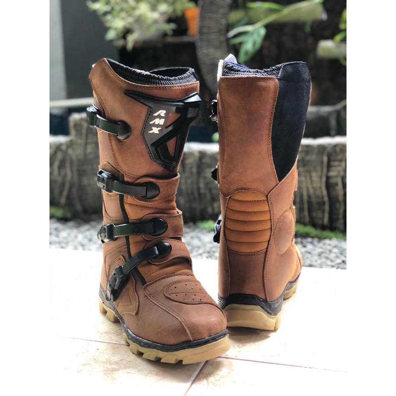 Jual SEPATU TRAIL ADVENTURE RMX COKLAT | Shopee Indonesia