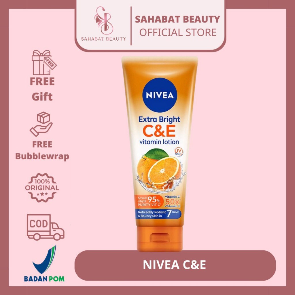 Jual NIVEA Extra Bright C&E Vitamin Body Lotion 180mL - 50x Vitamin C, Kulit Cerah Bercahaya ...
