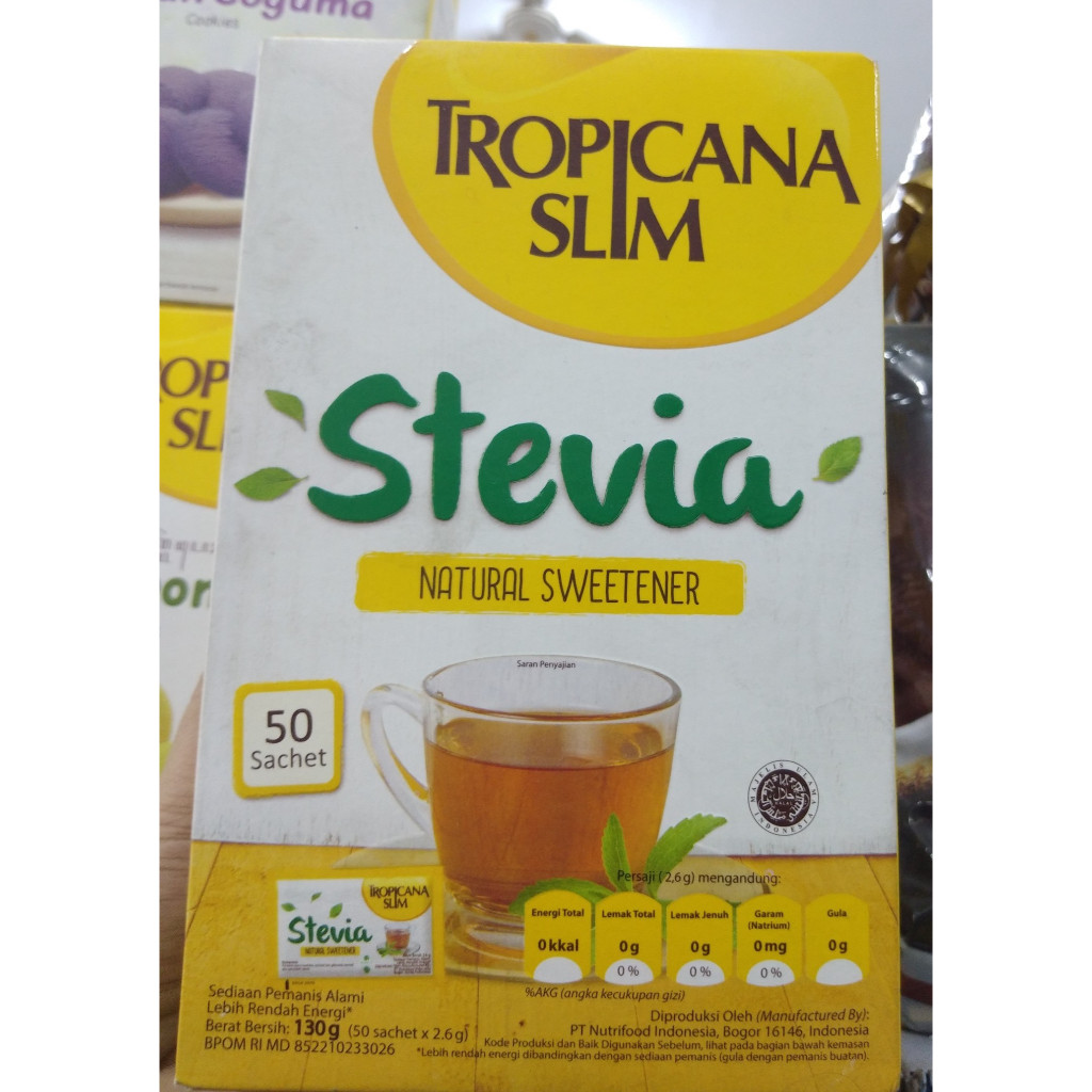 Jual Tropicana Slim Pemanis Alami Stevia Sweetener 130g - Gula Rendah ...