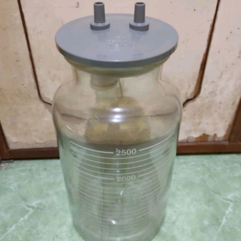Jual Tabung Botol Kaca Suction 2500 ml | Shopee Indonesia