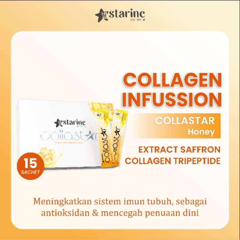 Jual STARINC Collastar Collagen Infussion Honey 15 Sachets | Shopee ...