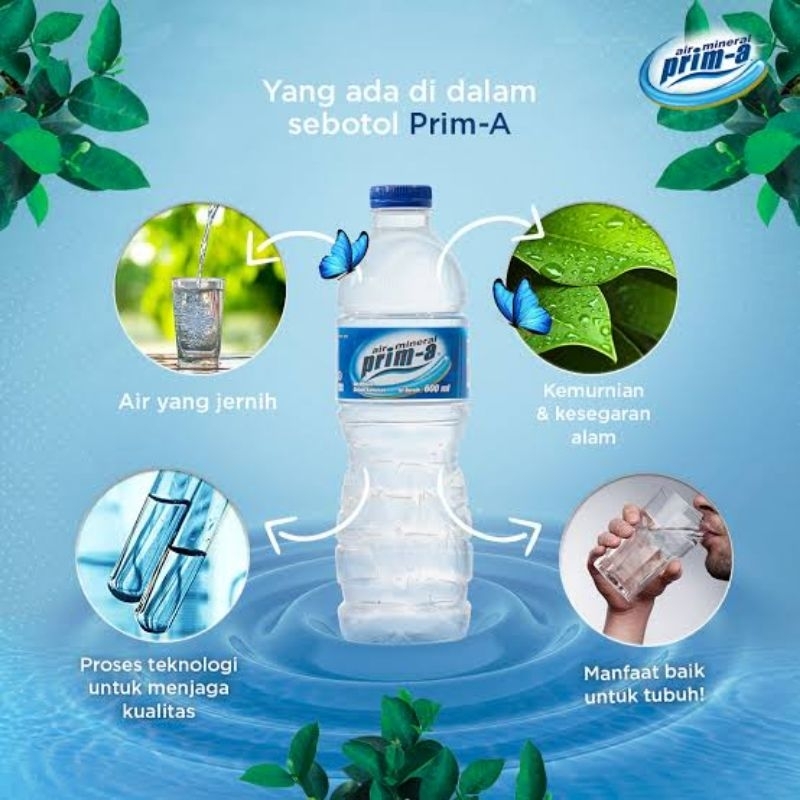 Jual air mineral prima botol 600 ml / Prima Air Mineral Botol 600 ml ...