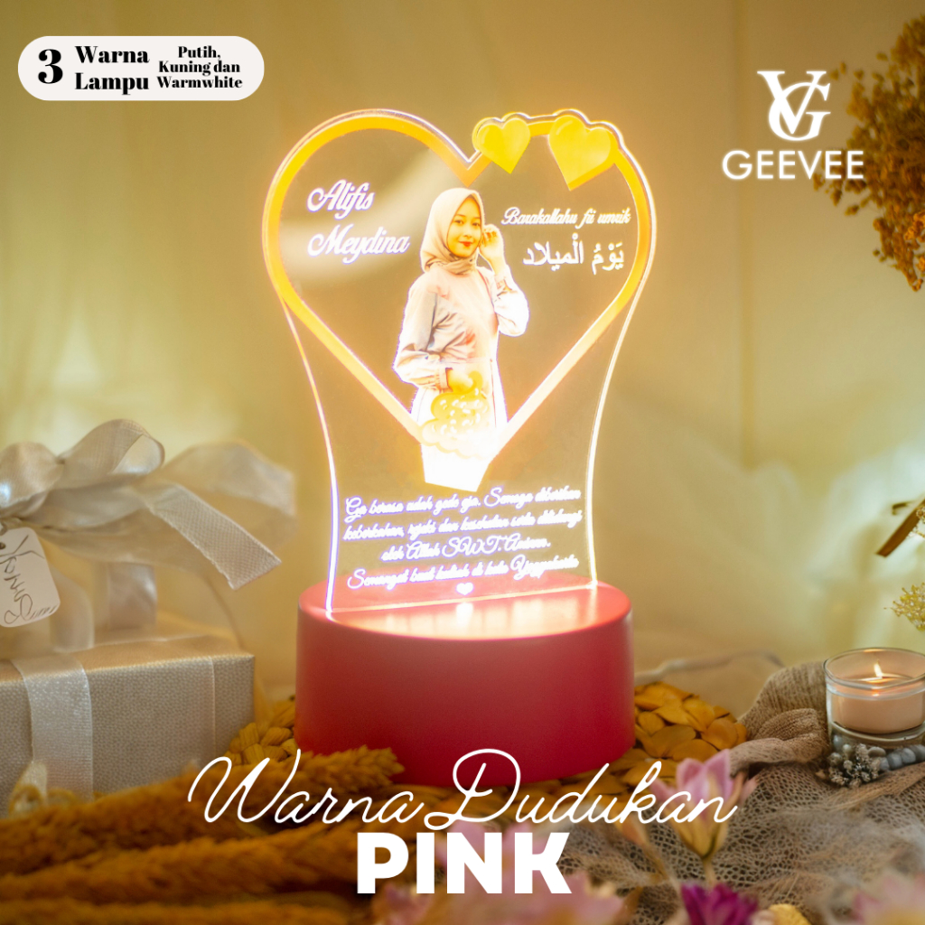 Jual [FOTO BERWARNA] Hadiah Kado Pacar Cewe Cowo Bapak Ibu Dekorasi ...