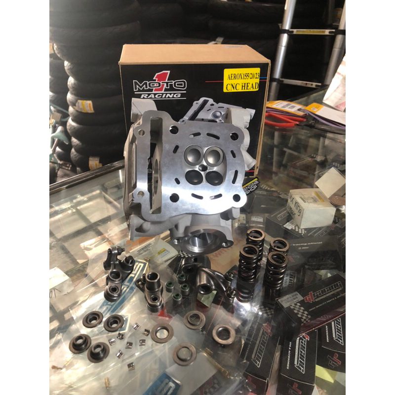 Jual Head Aerox Cylinder Head CNC aerox Original Moto 1 20/23 | Shopee ...