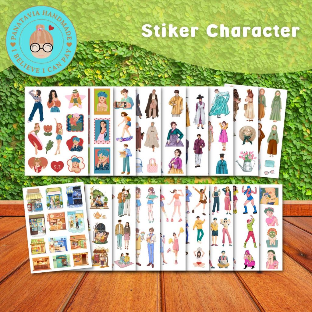 Jual Stiker Lucu ♡ Tema Character | Stiker Tahan Air | Stiker tahan ...