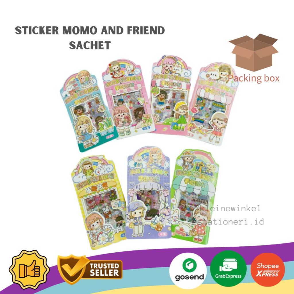 Jual Sticker Momo and Friend Sachet 1 pcs | Shopee Indonesia