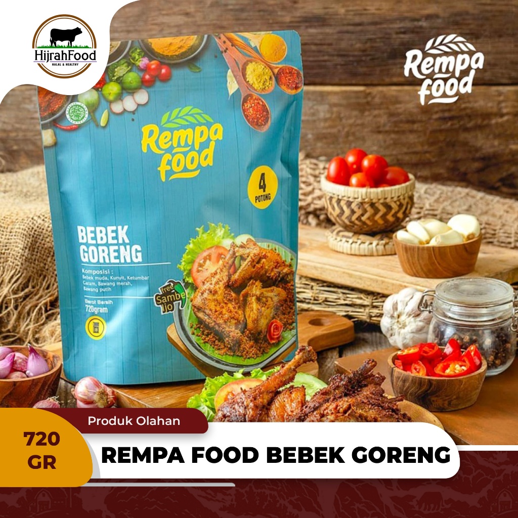Jual Rempa Food Bebek Muda Ungkep Bumbu Kuning Siap Goreng Masak + Sambal Ijo (1 ekor) | Shopee ...