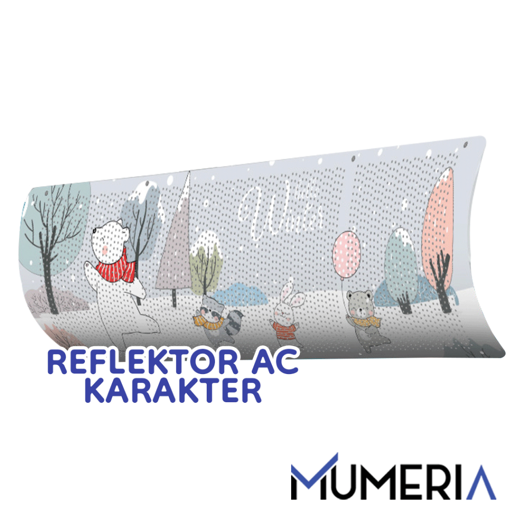 Jual Reflektor Angin AC Karakter Lipat Universal Fleksibel Talang ...