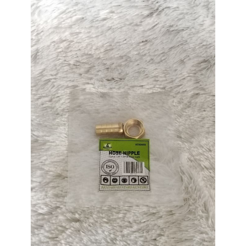 Jual Kentaro Nepel kran angin 1/4 kompresor Kuningan drat dalam HATO ...