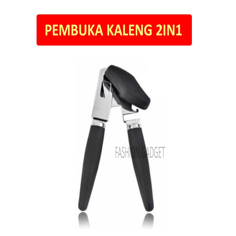 Jual FG Alat Pembuka Kaleng + Pembuka Botol Stainless Can Opener 2 In 1 ...