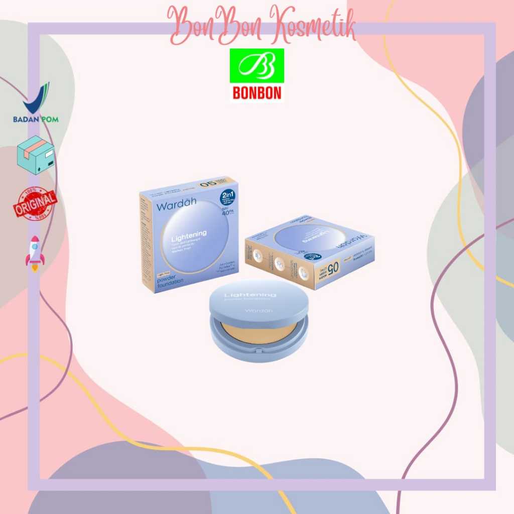 Jual WARDAH Lightening Powder Foundation SPF 15 Full Size ALL VARIAN ...