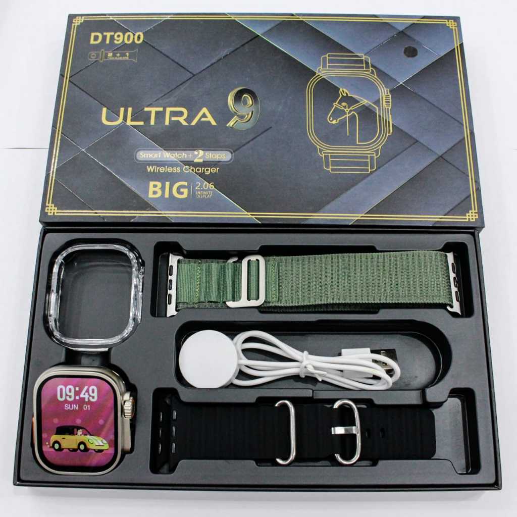 Jual Smartwatch Jam Tangan Pintar ULTRA 9 DT900 Series Original ...
