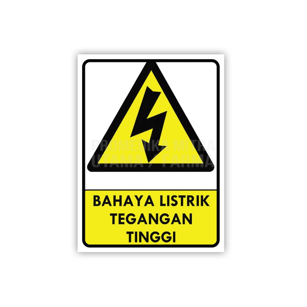 Jual Stiker Rambu-Rambu Peringatan K3 / Sticker Safety Sign K3 | Shopee ...
