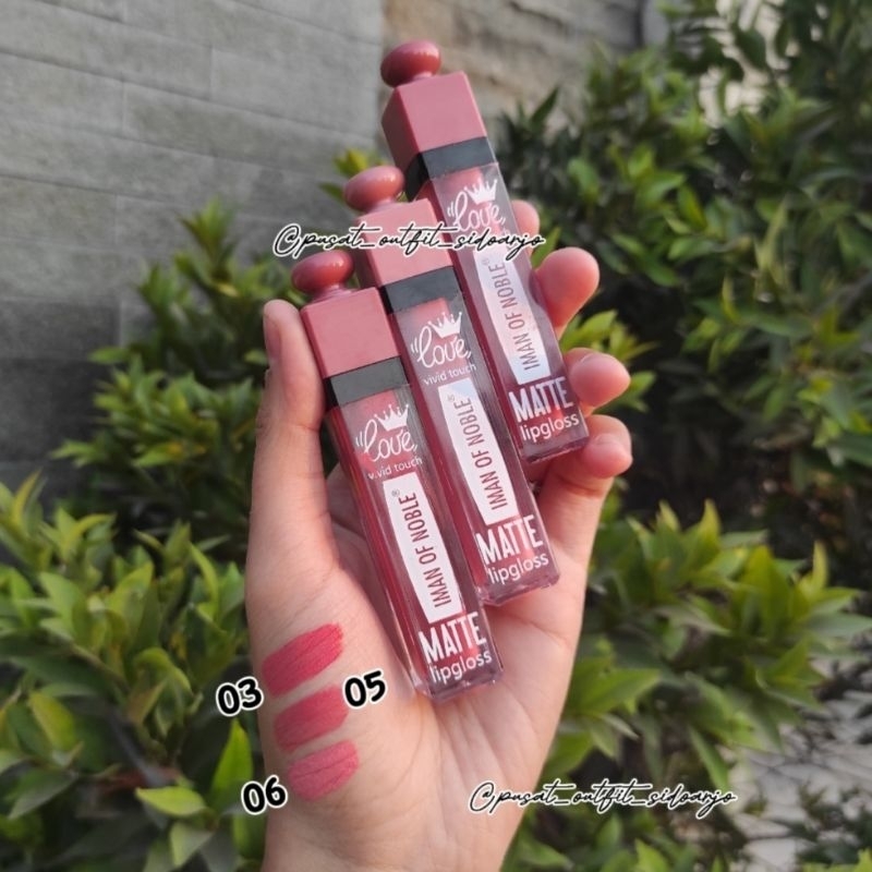 Jual Matte Lipgloss Iman of Noble | Shopee Indonesia