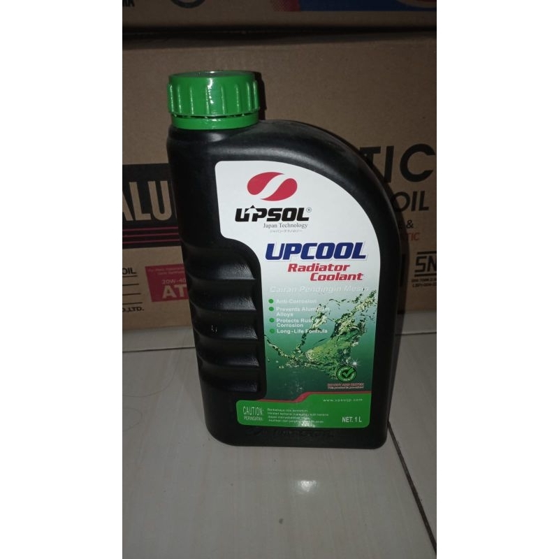 Jual Air Radiator Coolent merk Upsol 1 liter | Shopee Indonesia