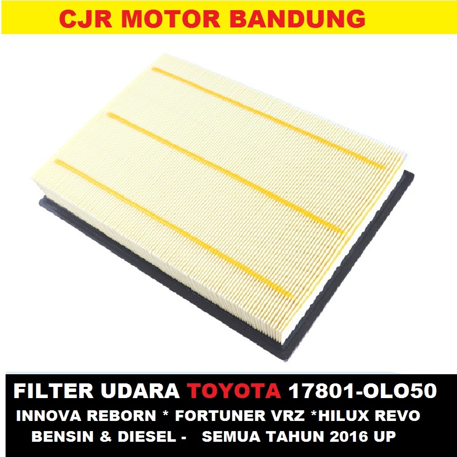 Jual Filter Udara OEM 17801 - OLO50 Mobil INNOVA REBORN FORTUNER VRZ ...
