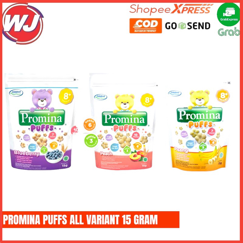 Jual PROMINA PUFFS ALL VARIANT 15 GRAM | Shopee Indonesia