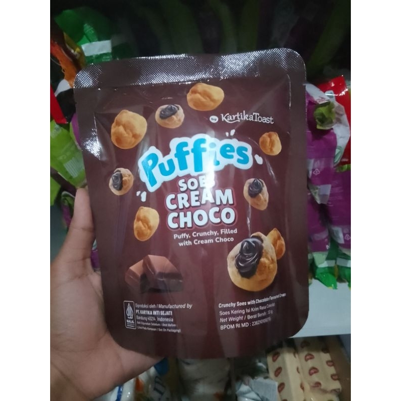 Jual puffies soes choco cream kartika toast | Shopee Indonesia