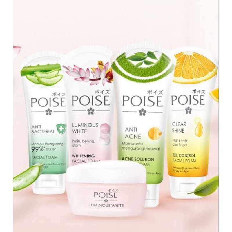 Jual POISE Facial Foam Sabun Pencuci Muka 100 gr | Shopee Indonesia