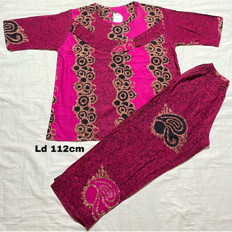 Jual standar lengan 7/8 SETELAN BATIK CAP MOTIF BATIK PREMIUM BY ...