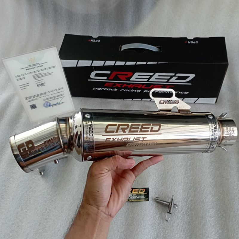 Jual Slencer only / hanya tabung saja 100% original CREED EXHAUST ...
