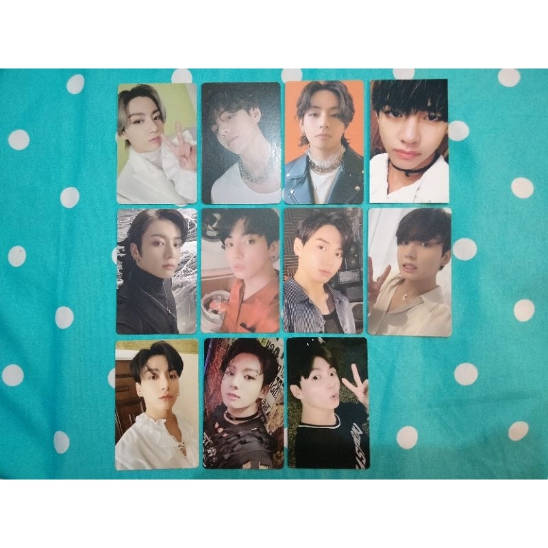 Jual BTS OFFICIAL PHOTOCARD (JK and V) | Shopee Indonesia