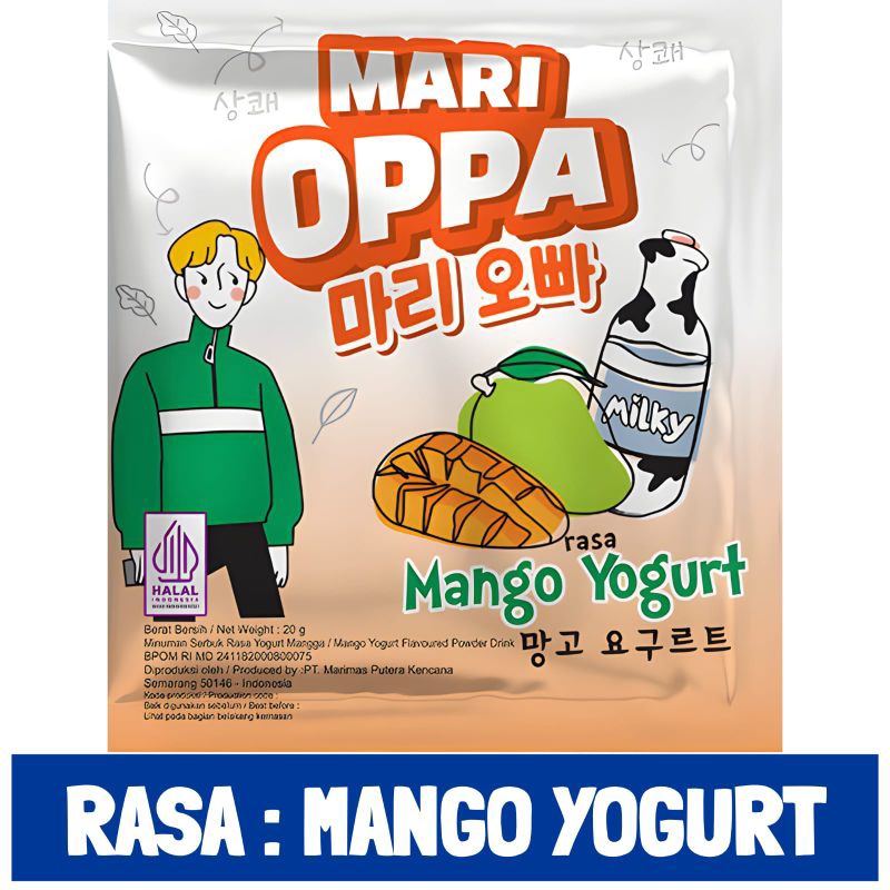 Jual Mari Oppa Minuman Sachet 1 Renceng Isi 15 Sachet | Shopee Indonesia
