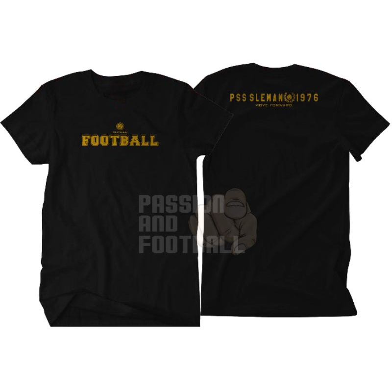 Jual T-SHIRT PSS SLEMAN MOVE FORWARD GOLD SABLON PLASTISOL | Shopee ...