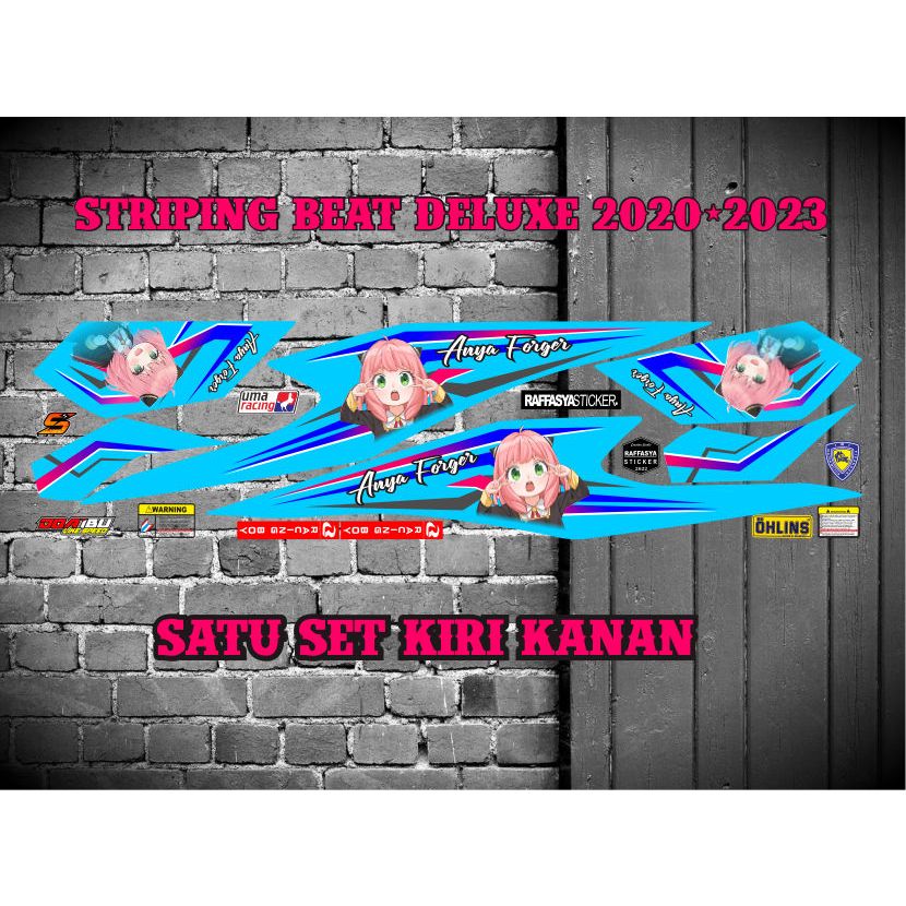 Jual COD-STRIPING VARIASI HONDA BEAT DELUX/BEAT STREET new2020-2023 lis ...