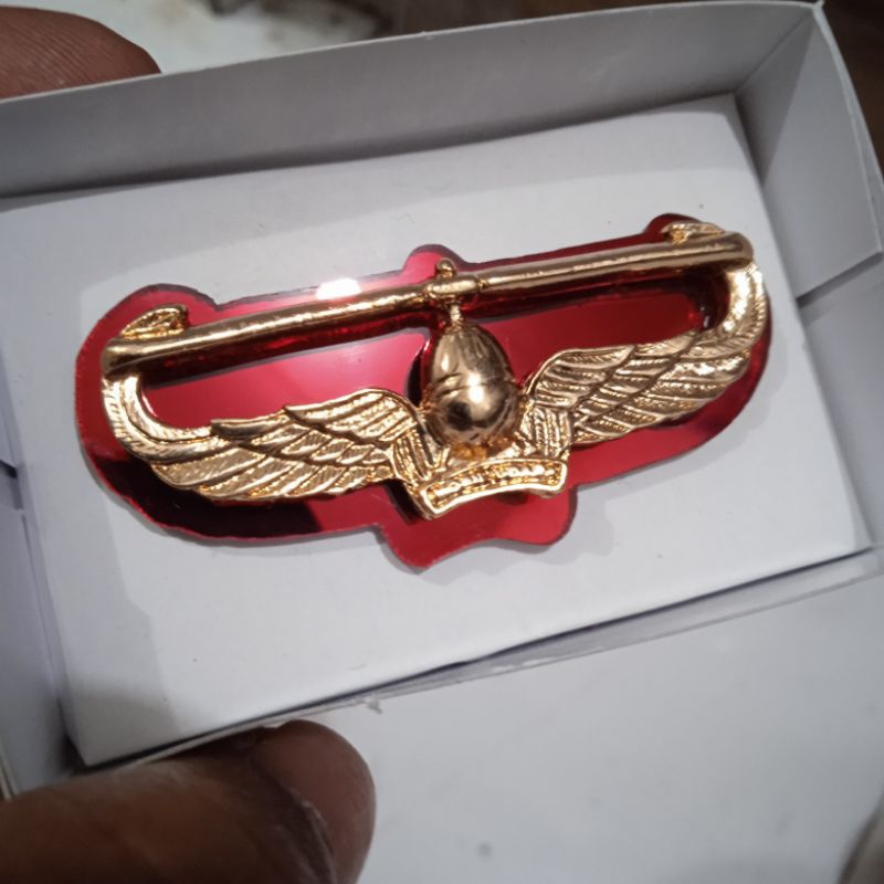 Jual brevet wing pdh mobud dasar akrilik mika tni ad | Shopee Indonesia