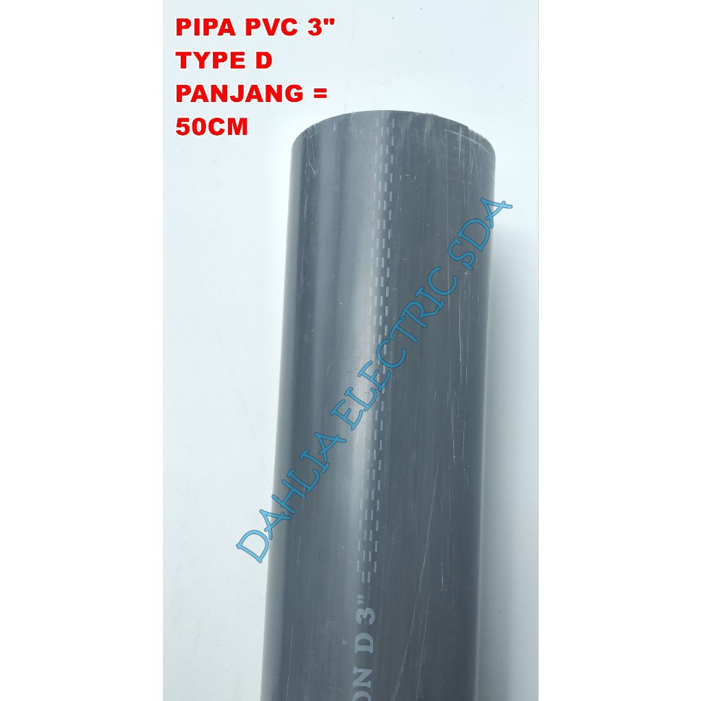 Jual PIPA PVC 3 INCH TYPE D (PANJANG 50cm) | Shopee Indonesia