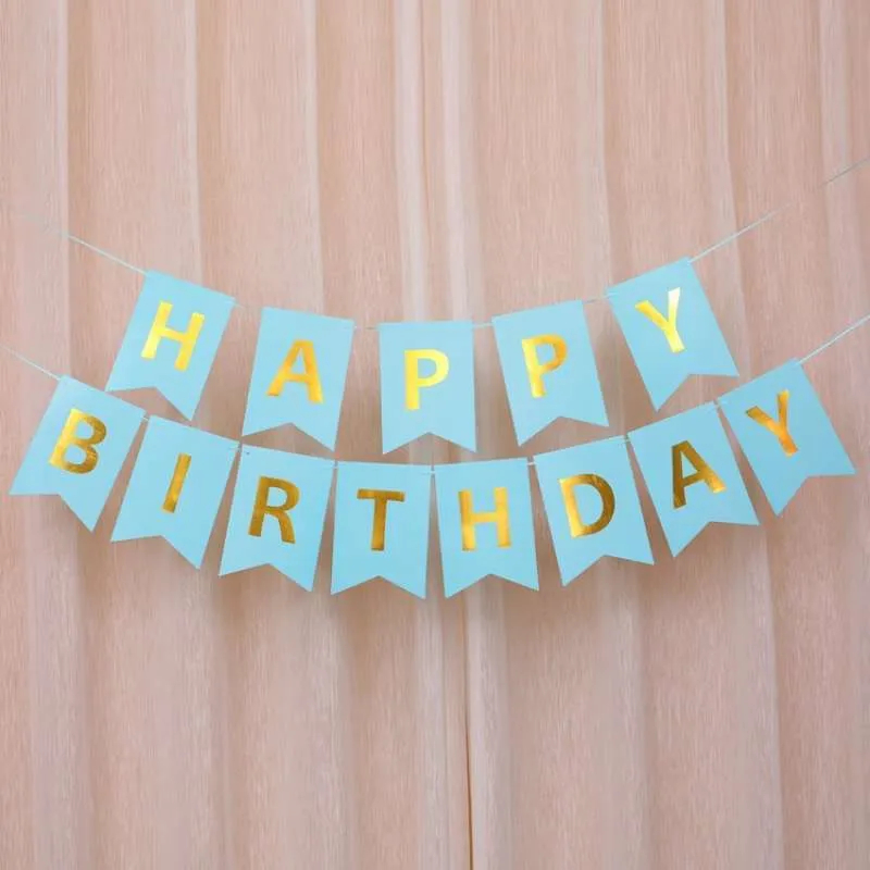 Jual Banner Happy Birthday Segilima Import / Banner Ulang tahun ...