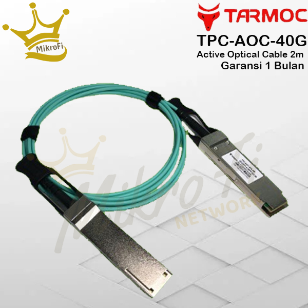 Jual Tarmoc TPC-AOC-40G-2M | Active Optical Cable QSFP+ 2 Meter ...
