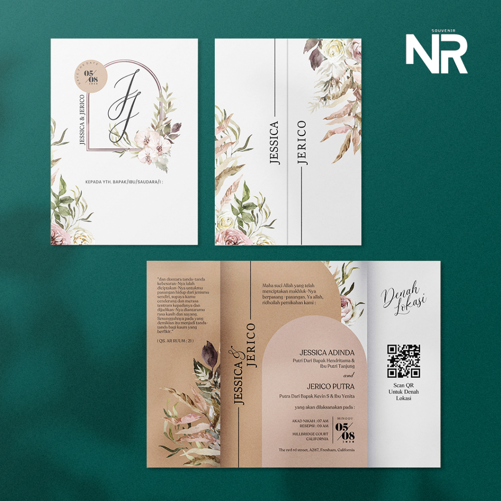 Jual Undangan Pernikahan NRB016 - Undangan Premium - Undangan Murah ...