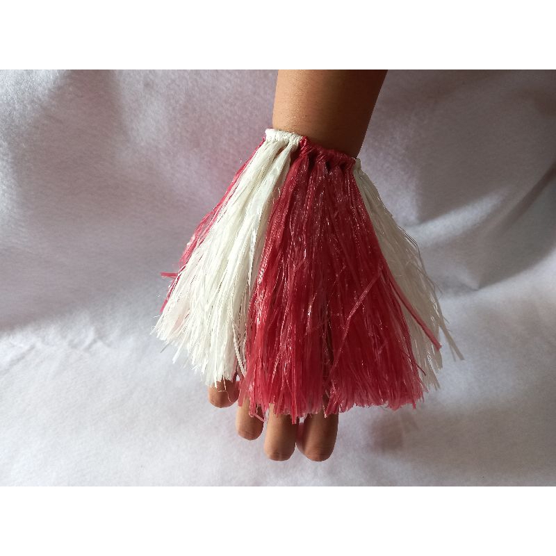 Jual Aksesoris tangan dan kaki tali rapia isi 2 Pcs. gelang nari ...